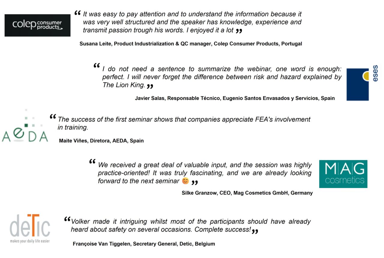 FEA Webinars - European Aerosol Federation